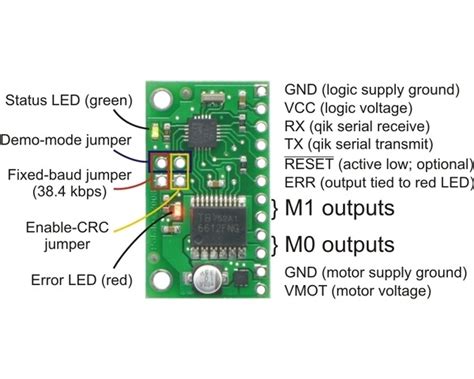Pololu Qik 2s9v1 Dual Serial Motor Controller