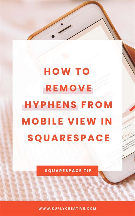 How To Remove Hyphens In Squarespace — Kurly Creative Squarespace