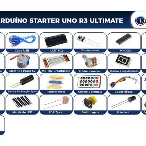 Kit Arduíno Com Rfid Upgraded Tecmicro Angola