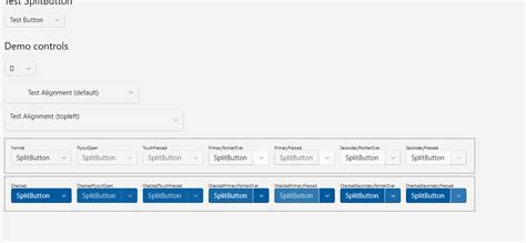 `splitbutton` Renders Incorrectly · Issue 10287 · Unoplatformuno · Github