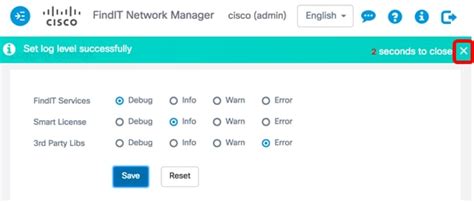 Manage Log Settings On The Findit Network Management Cisco