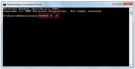 list of chkdsk commands for windows and its functions