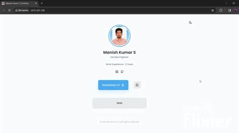 Video Manish Kumar S On Linkedin Aws Devops Deployment Portfolio