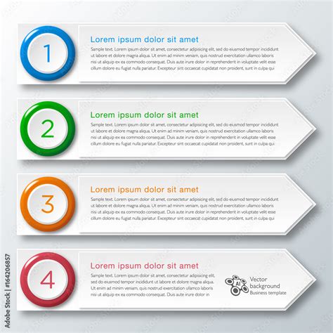 Infographics Web Banner And Label Design Stock Vector Adobe Stock