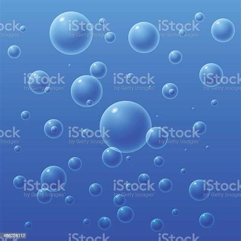 Vector Ocean Bubbles Sea Bubbles Vector Illustration Stock Illustration