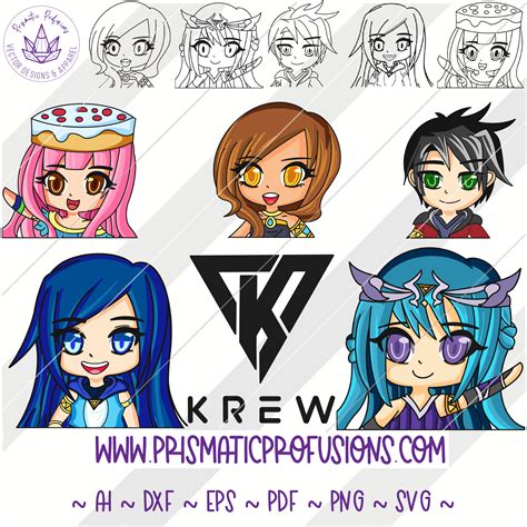 Funneh And The Krew Funneh And The Krew Svg Funneh And The Krew Clipart Funneh And The Krew Cut