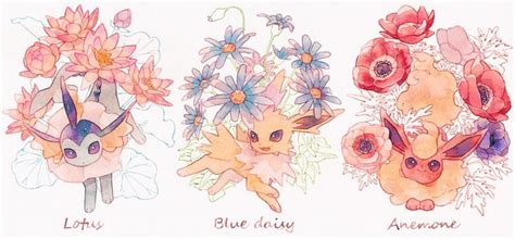 おはるちゃん On Twitter 花 水彩画 ポケモン イラスト ポケモン 絵