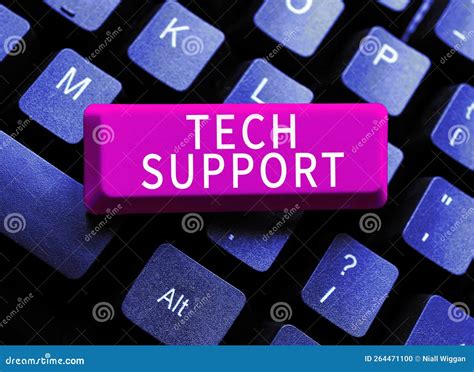 Inspiration Showing Sign Tech Support Word For Assisting Individuals