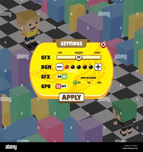 Game Ui Menu Application Mobile App Vector Art Stock Vector Image And Art