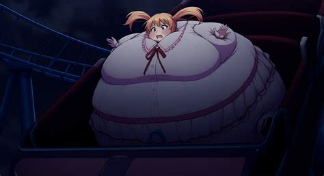 Inflated Anime Girl Riding A Rollercoaster By Kingdab28 On Deviantart