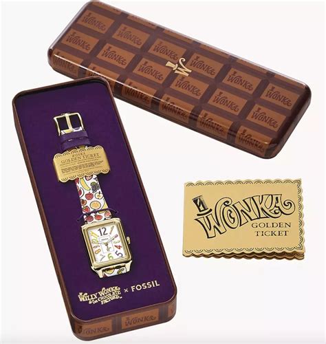 Willy Wonka Fossils Range Of Limited Edition Watches And Jewelry