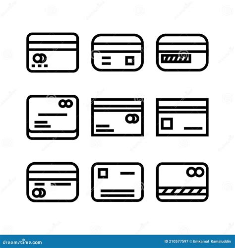 Credit Icon Or Logo Isolated Sign Symbol Vector Illustration Stock