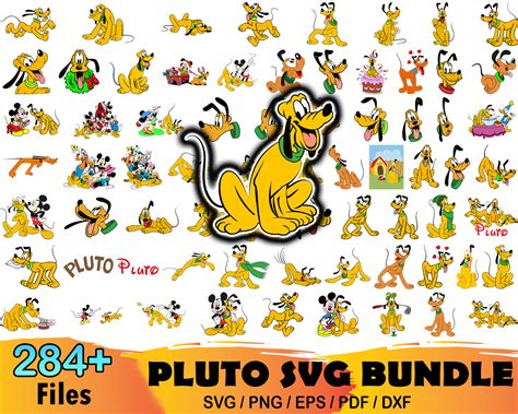 284 Pluto Svg Bundle Disney Svg Mickey Svg Pluto Svg Bund Inspire