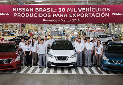 Nissan Brasil Alcanza La Marca De 30000 Vehiculos Producidos Para