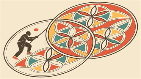 Person Connecting Geometric Shapes Collaboration And Problem Solving Abstract Vector Design