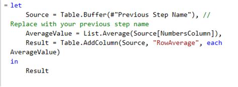 Creating New Collum That Calculates Average Microsoft Fabric Community