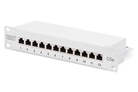 CAT E Class D Patch Panel SH Grey Bredengen
