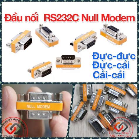 Đầu Nối Rs232c Null Modem Nối Chéo Cái Cái Đực Đực Đực Cái Cho Máy Lập Trình Truyền Thông