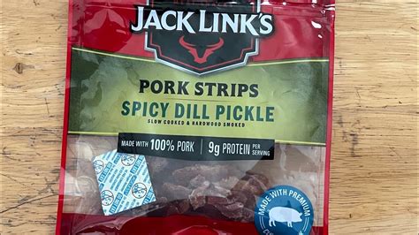 Jack Links Pork Spicy Dill Pickle Youtube
