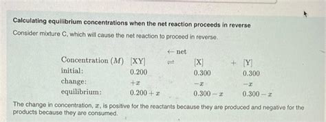 Solved Based On A Kc Value Of 0250 And The Data Table