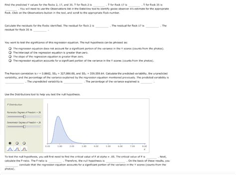 solved 16 residuals and significance testing with a