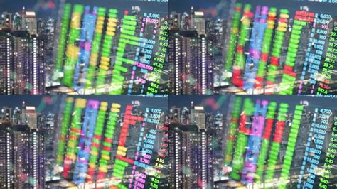 全球经济的人工智能投资在股票市场城市与买卖股票的机器人高频交易 视频素材下载 编号 25831262 光厂 Vj师网