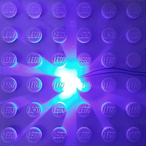 Blue Bare LED Glow Bricks