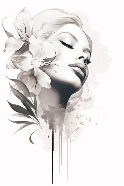Premium Ai Image Drawing Message Card Simple Elegant