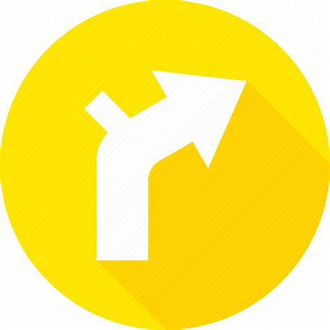 Curve Intersection Sign Warning Within Icon Download On Iconfinder