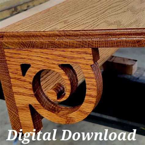 Shelf Brackets Cnc File Crvsvgdxfaipdfeps Shelf Etsy