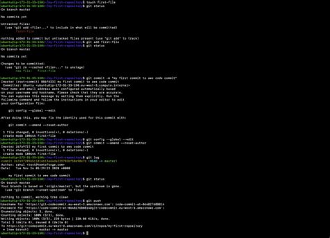 cómo crear y utilizar un repositorio git de codecommit en aws howtoforge