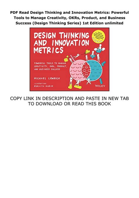 Pdf Read Design Thinking And Innovation Metrics Powerful Tools To Manage Creativity