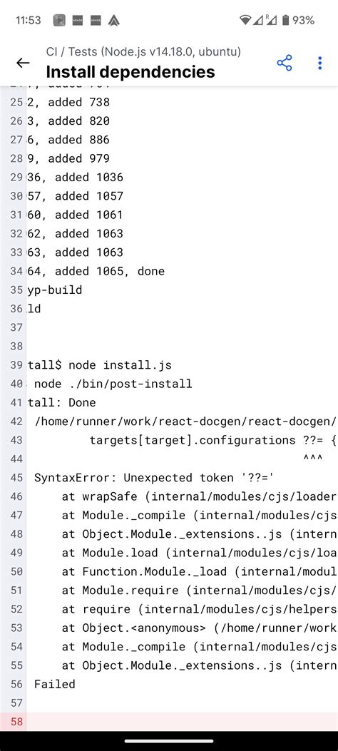 cannot install 16 8 0 on node js 14 · issue 19022 · nrwl nx · github