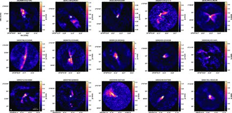 12 Co Integrated Intensity Maps For Eight Of Our Sources Molecular