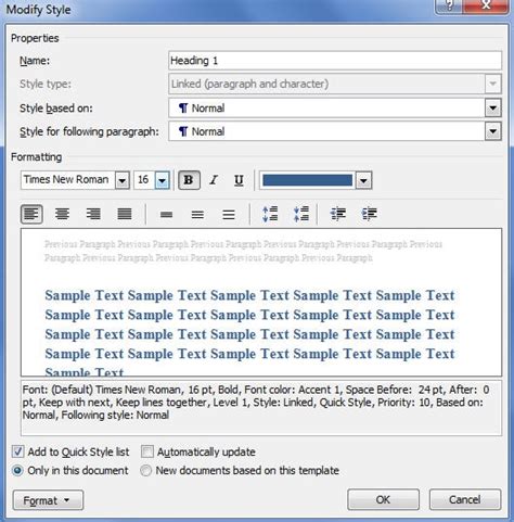 Techniques For Managing Theses Using Microsoft Word Information Systems Technology