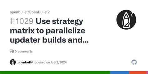 Use Strategy Matrix To Parallelize Updater Builds And Speed Up The