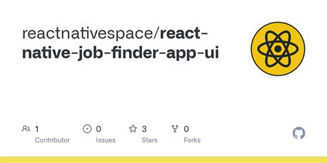 Github Reactnativespacereact Native Job Finder App Ui