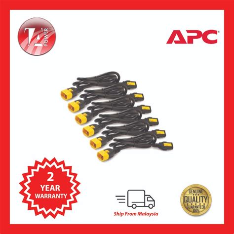 PRE ORDER APC AP8706S WW Power Cord Kit 6 Ea Locking C13 To C14 1 8m Shopee Malaysia