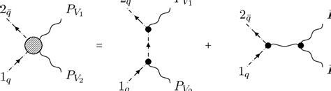 The Two Feynman Diagrams Contributing To The Amplitude With Two Massive