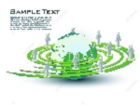 Illustration Of Networking With Globe On White Background Template Download On Pngtree