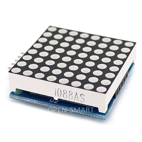 Easy Led Matrix Control Arduino And 8x8 1088as Matrix 44 Off