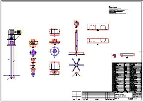 Program For Design And Drawing Of Agitator Mixer