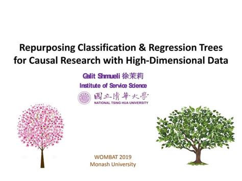 Repurposing Classification And Regression Trees For Causal Research With