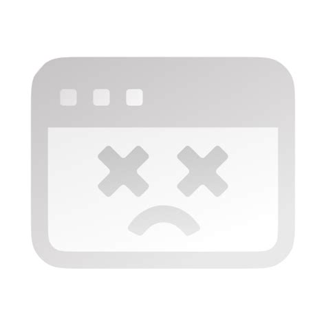 Sad Error Missing Page Window Sad Face Icon Download On Iconfinder