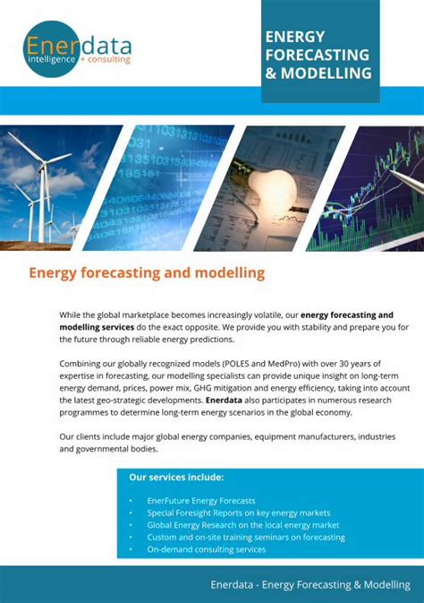 Pdf Energy Forecasting And Modelling Brochure Enerdata · Pdf Fileenergy Forecasting And