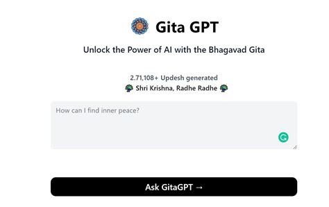 Gita Gpt — Ai Tools Catalog