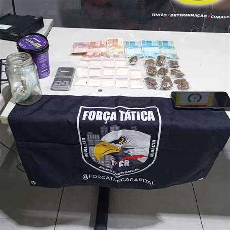 Força Tática Prende Homem Por Tráfico De Drogas Em Várzea Grande