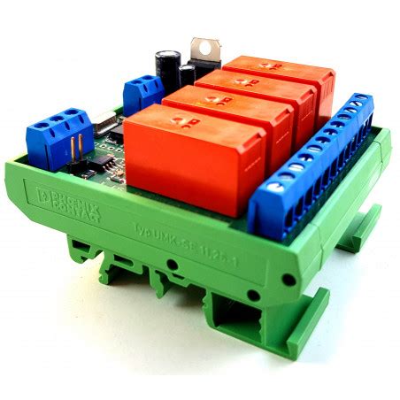 MODBUS RTU Mini OUT Relay Outputs SPDT A On BUS RS DIN Module