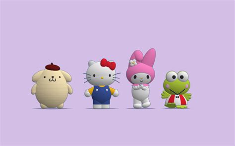 3d Design Sanrio Characters Tinkercad