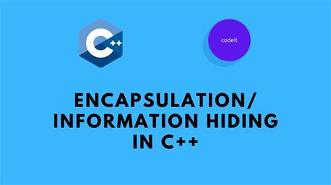 Encapsulation In C Information Hiding C For Beginners Urduhindi Youtube